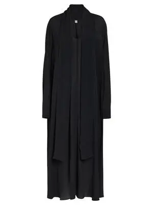TOTÊME Toteme Chiffon Maxi Dress With Scarf Detail