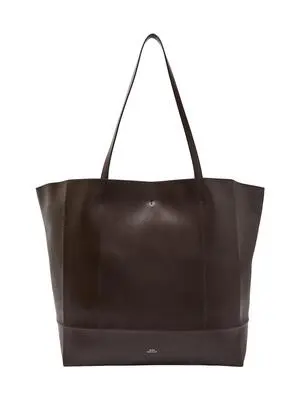 TOTEME Roam Leather Tote - Brown