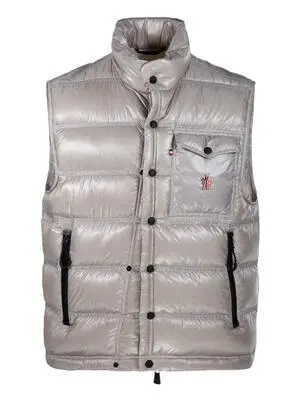 Moncler Nantu Down Gilet - Gray