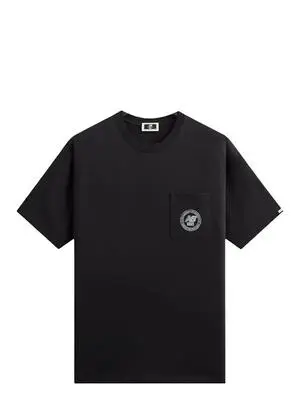 Kith X New Balance Crest Pocket Tee Shirt - Black