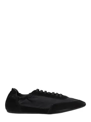 Prada Re-nylon And Suede Collapse Sneakers - Black