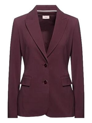 OLTRE Single-breasted Blazer - Plum