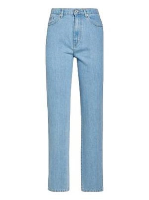 Kenzo High-waisted Mom Jeans In Light Wash Denim - Blue