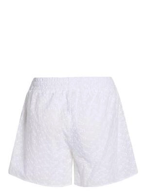 True Religion Broderie Anglaise High Waisted Shorts - White
