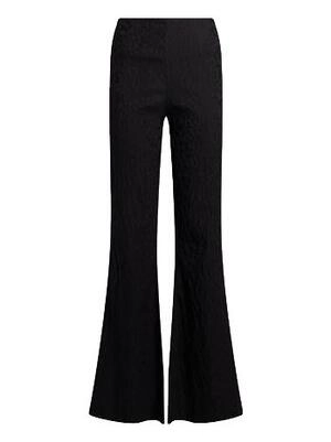 Masnada Flared Jacquard Pants - Black