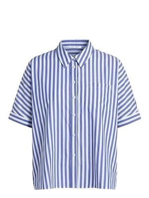 True Religion Striped Cotton Shirt - Blue