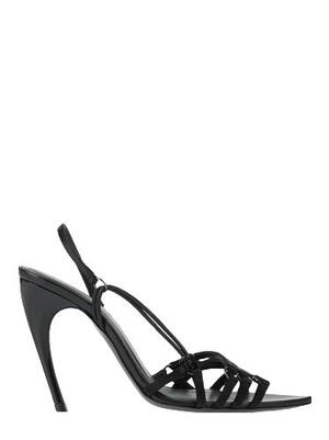 NENSI DOJAKA Slingback Sandals With Pointed Toe And Virgule Heel - Black