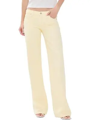 FRAME X Amelia Gray The Gray Jeans - Limoncello