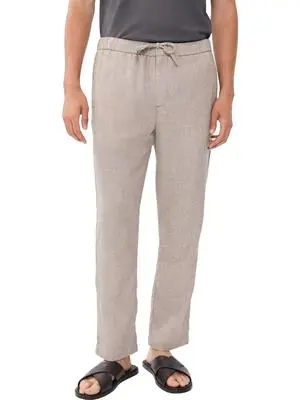 Frescobol Carioca Oscar Linen Chino Pants - Light Brown