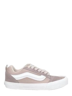 VANS Taupe Textile And Leather Low-top Sneakers - Grey