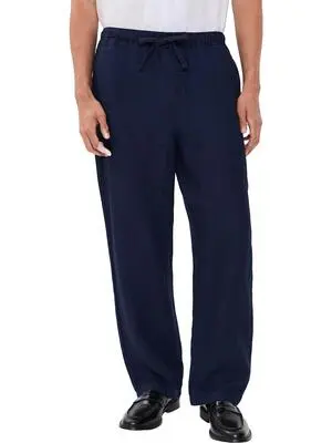 FRAME Drawstring Linen Pants - Rinse