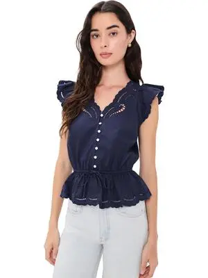 Rails Sandi Top - Navy
