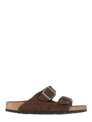 BIRKENSTOCK Chocolate Suede Leather Sandals - Brown