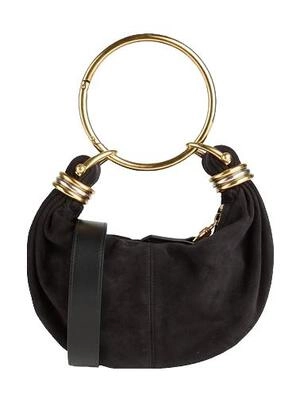 Chloé Leather Hobo Bag - Black