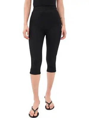 ALIGNE Savannah Pedal Pusher Trousers - Black