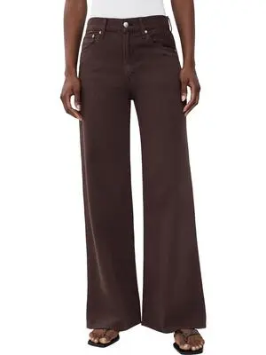 Madewell The Ultimate Wide-leg Jean In Airy Denim - Cocoa