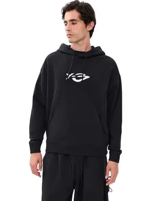 Y3 Liquid Logo Hoodie - Black