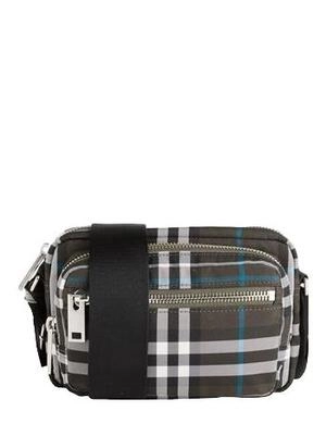 Burberry Camera Bag In Textile Fibers - Black