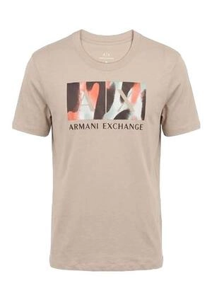 Armani Exchange T-shirt Size Cotton - Beige