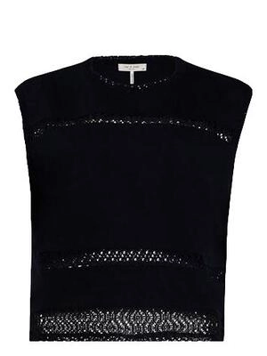 Rag & Bone RAG & BONE Midnight Cotton Tank Top Blue