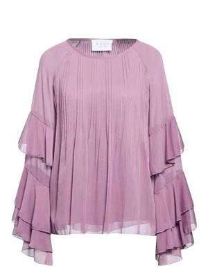 KAOS Long Sleeve Georgette Top - Mauve