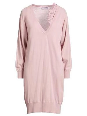 ANNA MOLINARI Wool Mini Dress - Pink