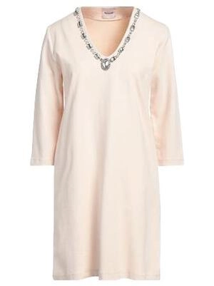 MARIUCCIA Mini Dress In Viscose, Polyamide, And Elastane - Beige