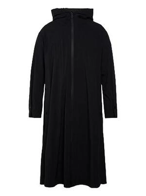 Peuterey Long Hooded Shell Coat - Black