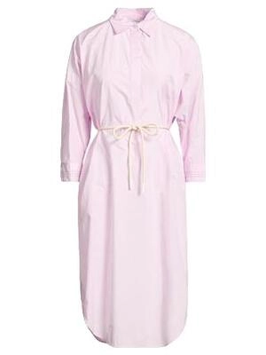 Peserico Midi Shirt Dress In Cotton And Polyester - Purple