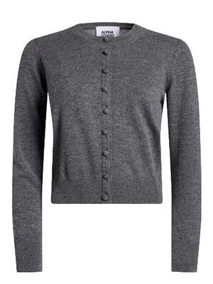 Alpha Studio Wool Cardigan - Grey
