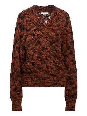MANILA GRACE Wool And Polyamide Sweater - Brown