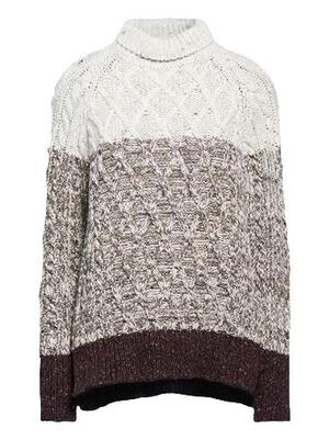 MOORER Light Wool, Cashmere, And Polyester Turtleneck Sweater - Grey
