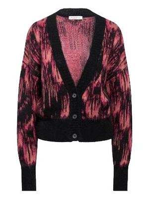 MANILA GRACE Acrylic & Mohair Blend Cardigan - Pink