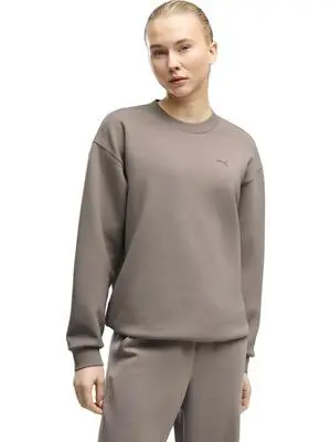 PUMA Cloudspun Ultra Soft Relaxed Training Top - Beige