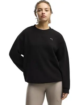 PUMA Cloudspun Ultra Soft Relaxed Training Top - Black