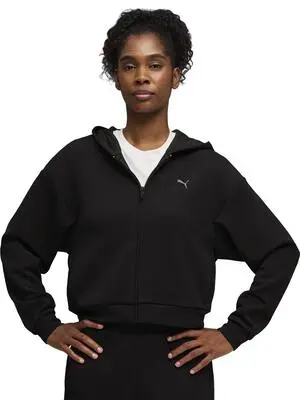 PUMA Cloudspun Ultra Soft Training Zip-up Hoodie - Black