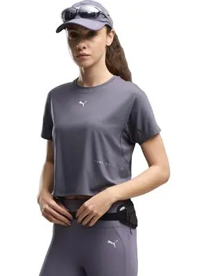 PUMA PUMA Brightstride Cloudspun Ultra Soft Running T-Shirt Gray