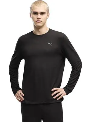 PUMA Cloudspun Ultra Soft Long Sleeve Training T-shirt - Black
