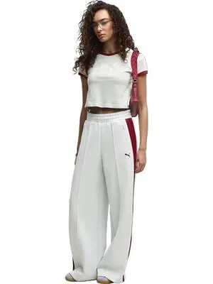 PUMA T7 Wide Leg Track Pants - Green