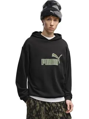 PUMA Elevated Essentials Relaxed Hoodie - Black