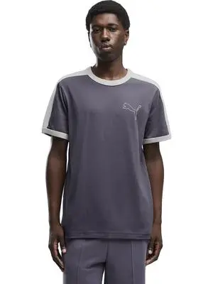 PUMA T7 Love Of The Cat Ringer T-shirt - Gray