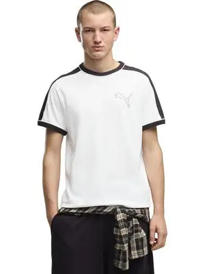 PUMA T7 Love Of The Cat Ringer T-shirt - White