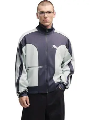 PUMA T7 Love Of The Cat Relaxed Track Jacket - Gray