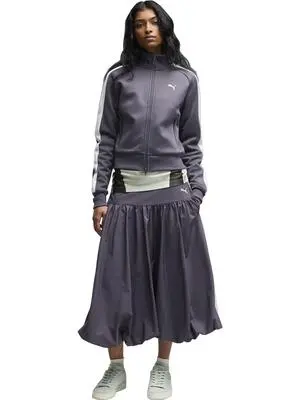 PUMA T7 Balloon Midi Skirt - Gray