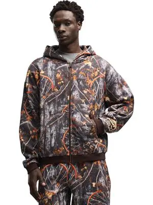 PUMA Dylan Wildcat Zip-up Basketball Hoodie - Brown