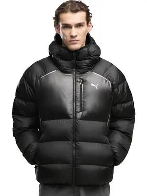 PUMA Tech Primaloft® Insulated Hooded Puffer Jacket - Black