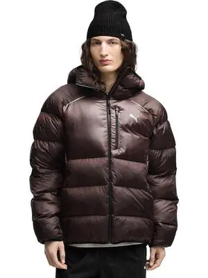 PUMA Tech Primaloft® Insulated Hooded Puffer Jacket - Brown