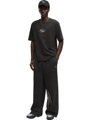 PUMA Select Wide Graphic Pants - Black