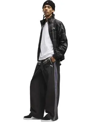 PUMA T7 Oversized Track Pants Black