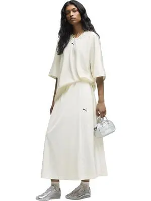 PUMA T7 Midi Skirt - White